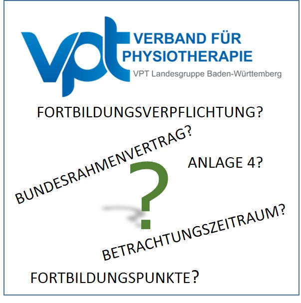 Fortbildungsverpflichtung lt. Bundesrahmenvertrag Physiotherapie Anlage ...